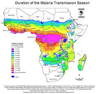 malaria map – suemtravels